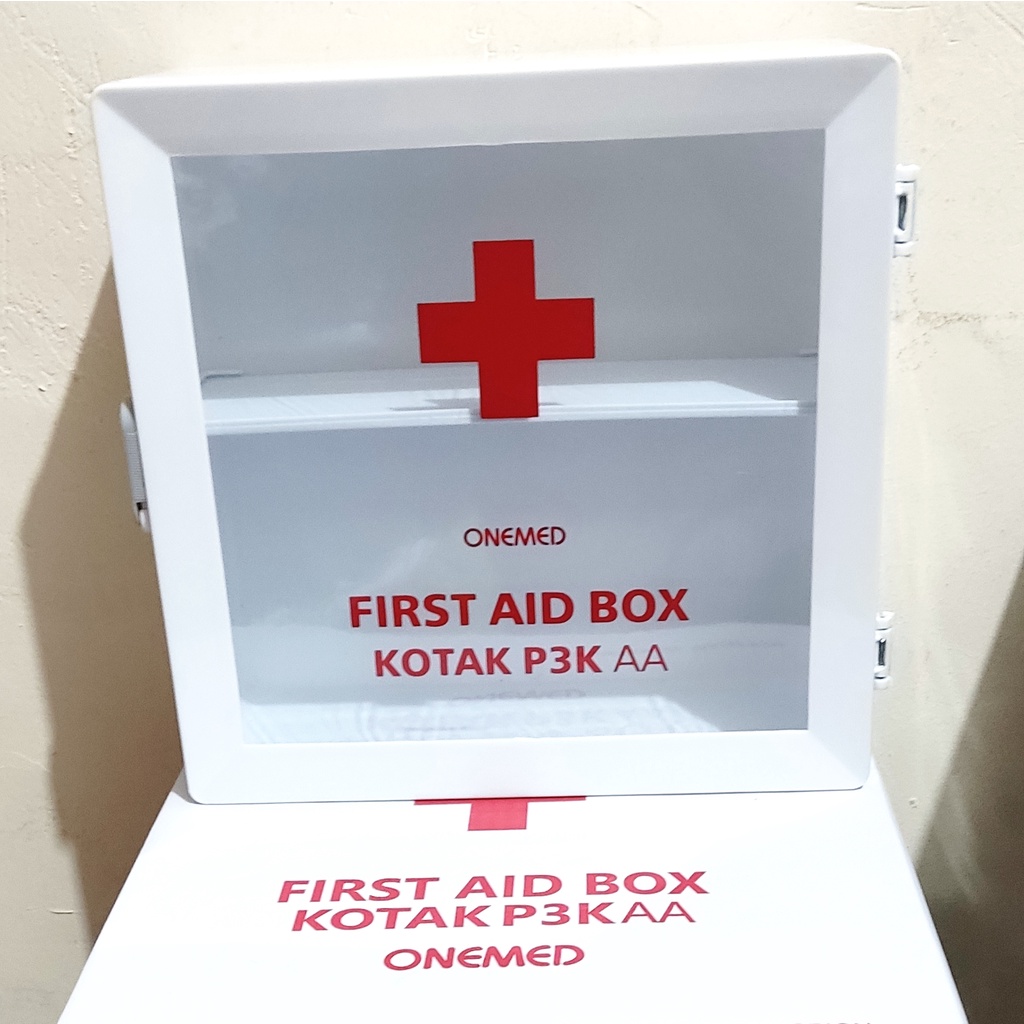 Jual ONEMED Kotak P3K 2 Ruang l Kotak P3K Dinding 2 Ruang | Shopee ...