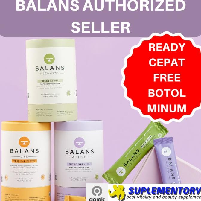 Jual BALANS Honey Lemon Mix Berries Tropical Fruits Berry Fruit Sachet ...