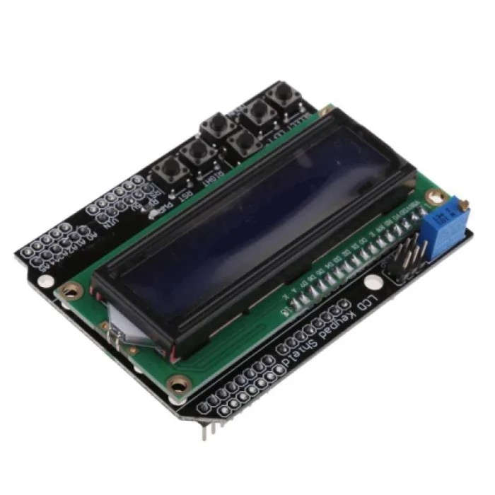 Jual LCD 1602 16x2 2x16 dengan keypad button arduino shield | Shopee Indonesia