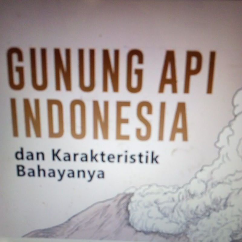 Jual buku gunung api Indonesia dan karakteristik bahayanya | Shopee ...