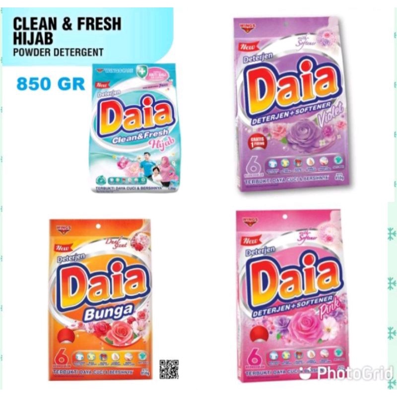 Jual DAIA DETERGENT BUBUK 850gr | Shopee Indonesia