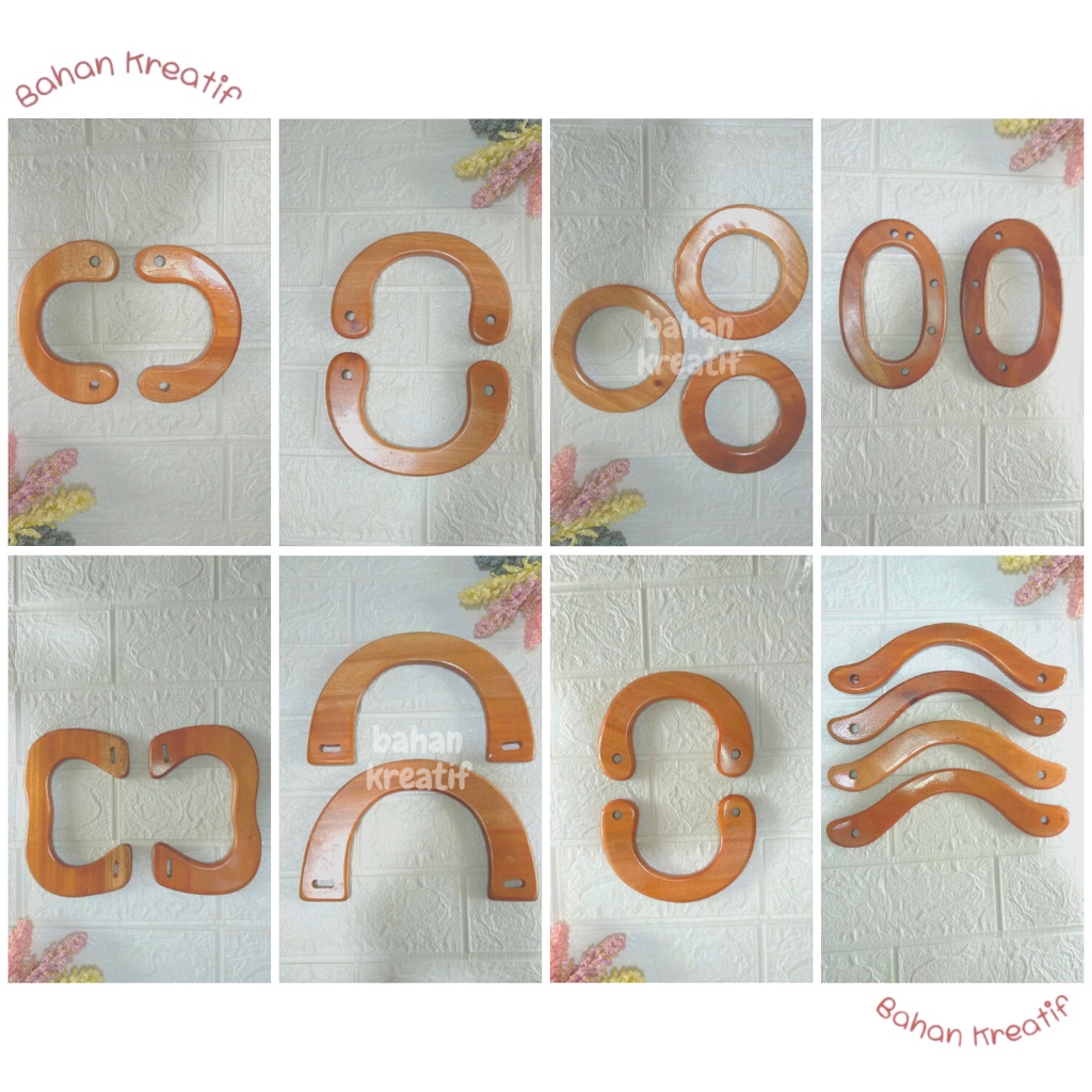 Jual Handle Tas/Gagang Tas Kayu - Perpasang | Shopee Indonesia
