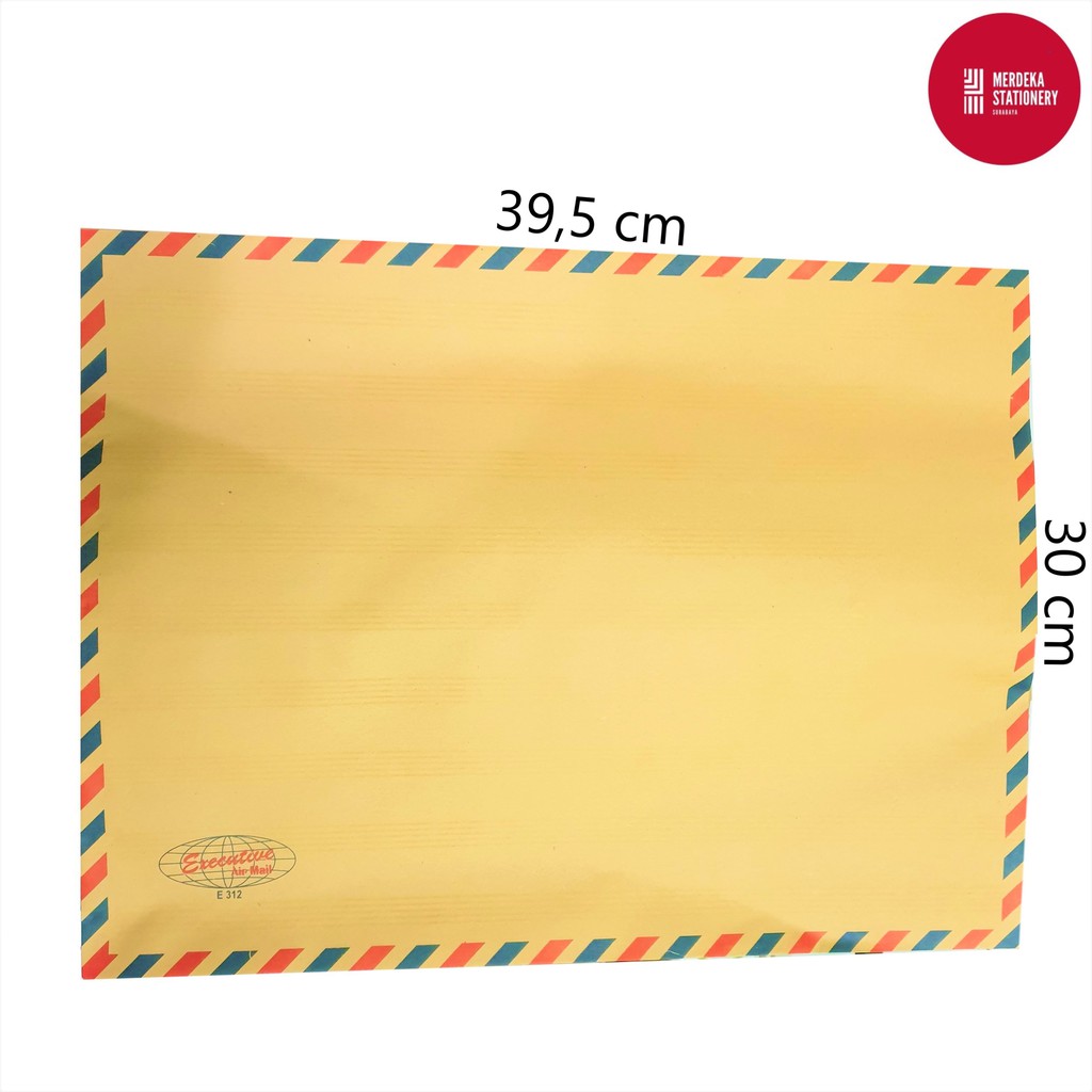 Jual (10 Lembar)Amplop/Envelope/Surat Coklat Airmail/Air Mail Executive ...