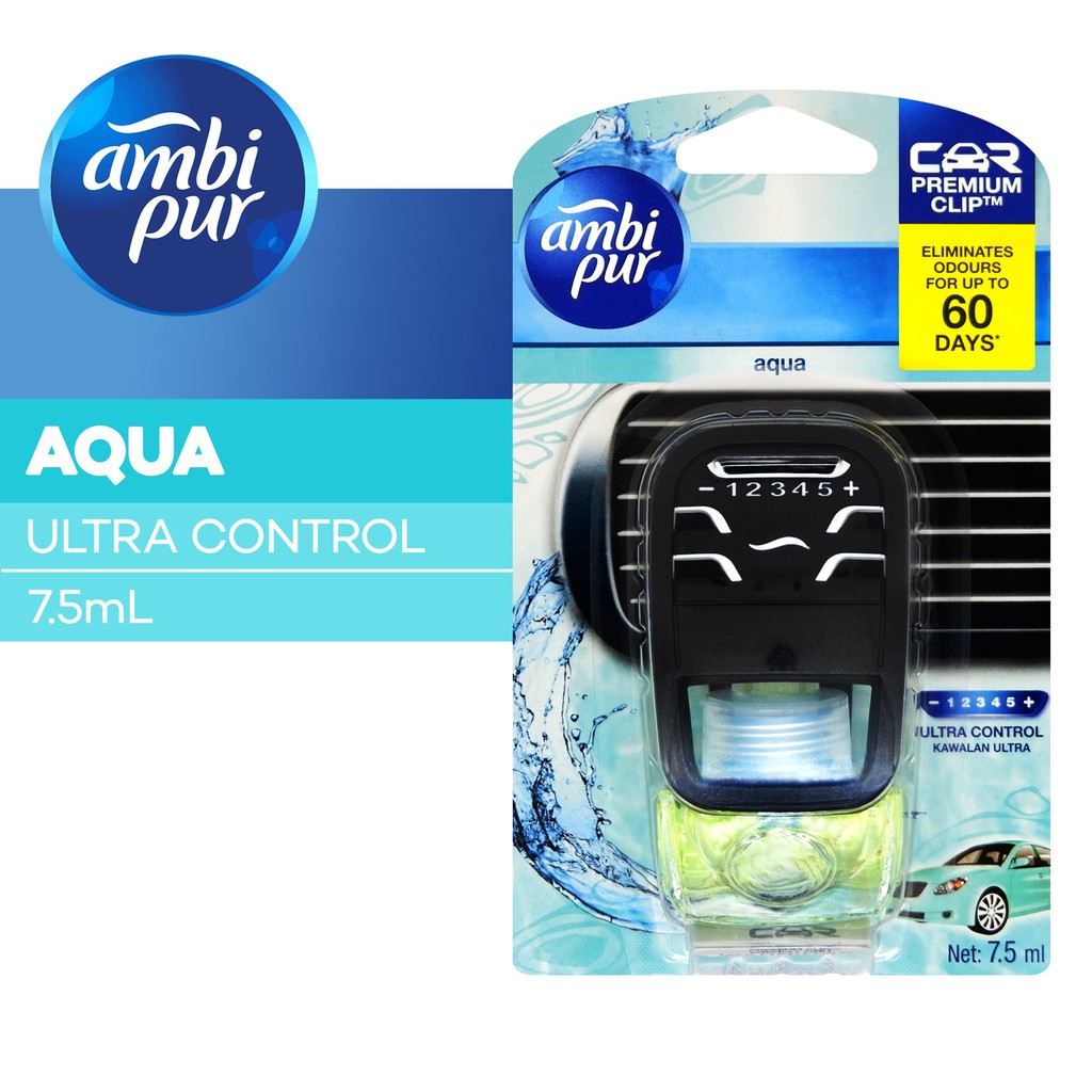 Jual Ambi Pur Aqua Starter Kit Pengharum Mobil 7,5 ml | Shopee Indonesia