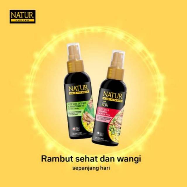 Jual Natur Hair Vitamin 80 mL - Vitamin Rambut Natur - Menutrisi rambut ...