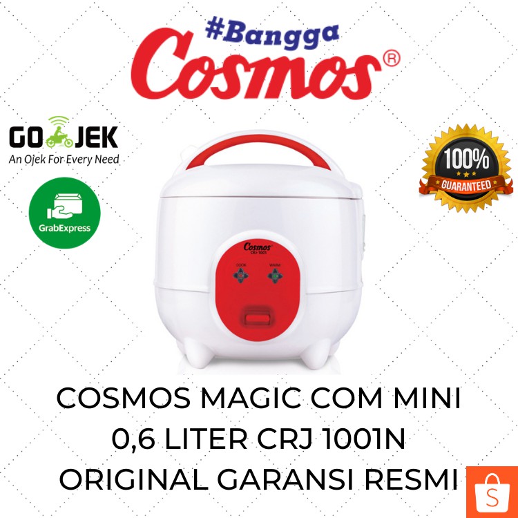 Jual Cosmos Rice Cooker Mini 0.6 Liter 3in1 CRJ 1001N Magic Com ...