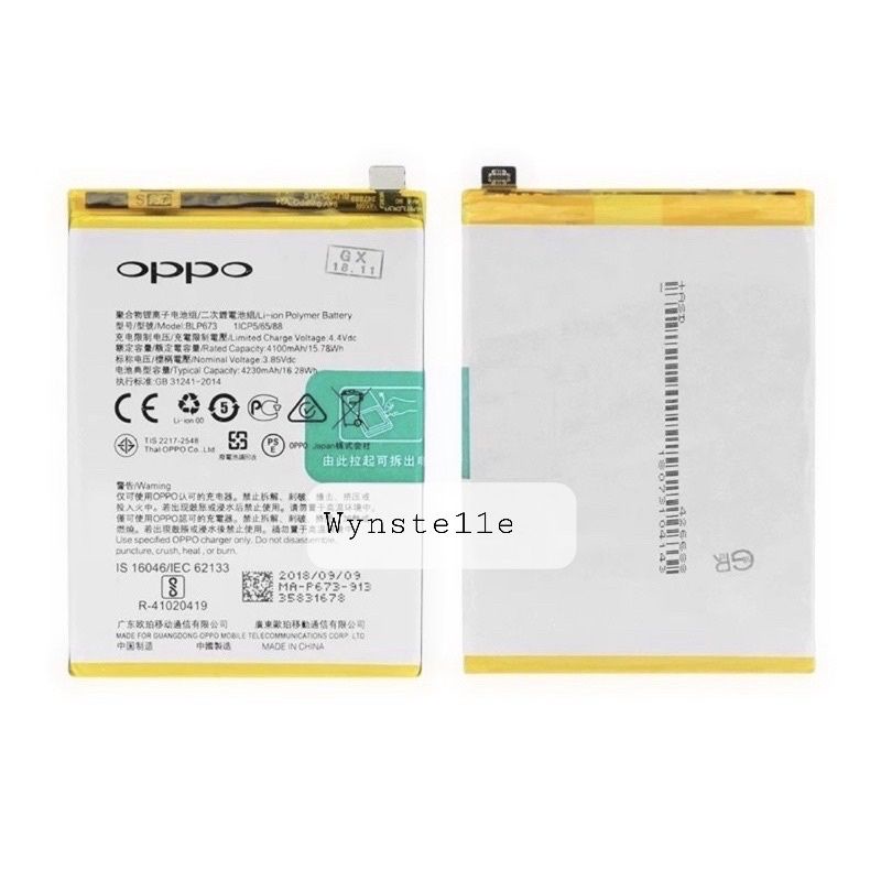 Jual BLP673- Baterai Batre Batrei Hp OPPO A3S CPH1803 CPH1853 - A5 ...