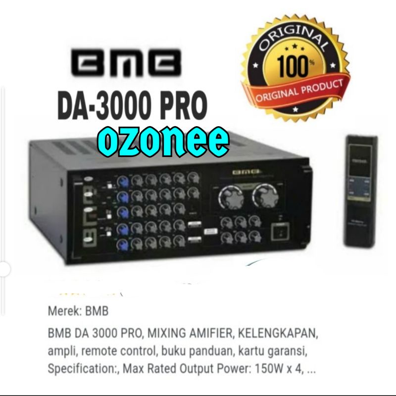 Jual AMPLI BMB DA 3000 PRO BT BLUETOOTH AMPLIFIER DA3000 BT PRO ...