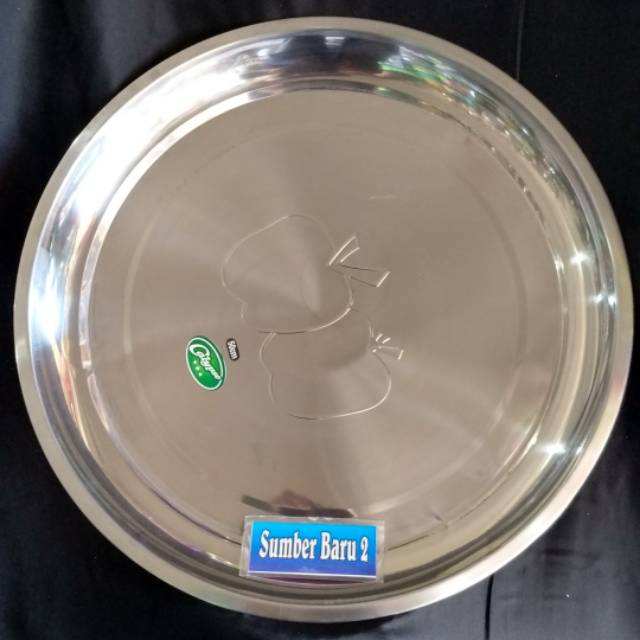 Jual Baki Talam Nampan Bulat Stainless Calypso/ Nagako 50cm | Shopee ...