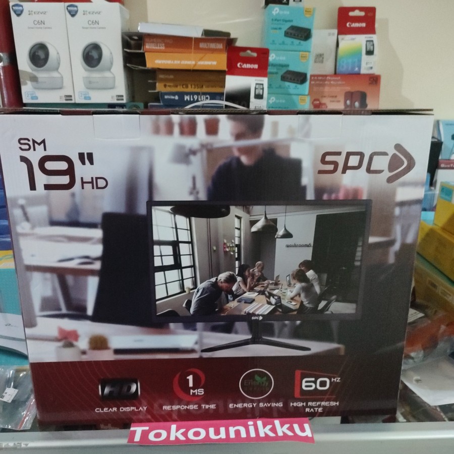 Jual SPC OFFICE MONITOR LED Monitor SPC SM-19HD 19 inch | Shopee Indonesia