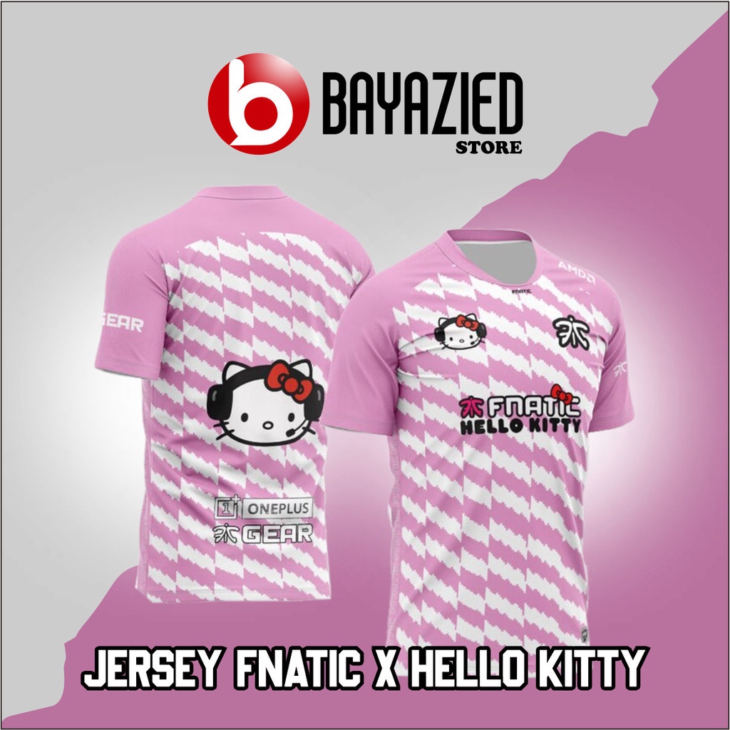 Jual JERSEY FNATIC X HELLO KITTY TEAM DOTA 2 WOMAN WOMEN | Shopee Indonesia