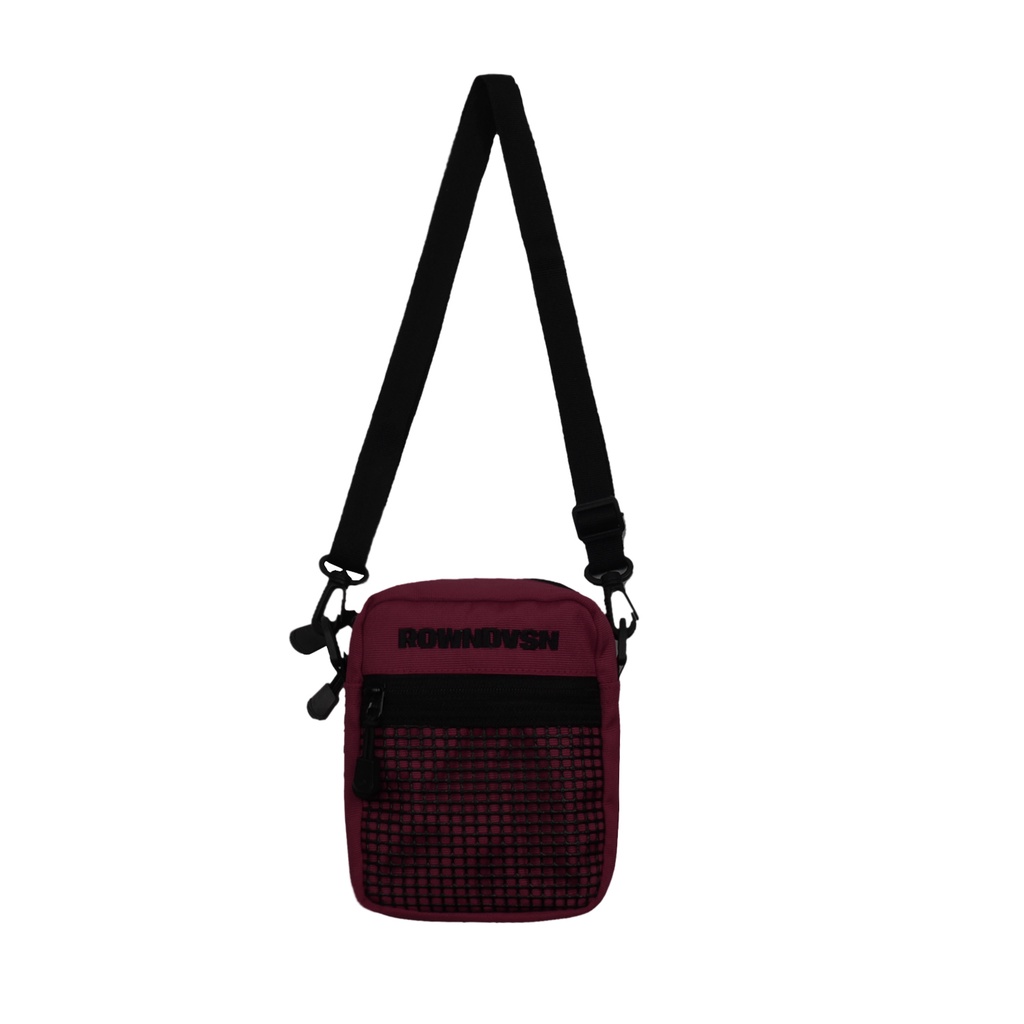 Jual Rown Division Tas Selempang Merah Tua - ROWNDVSN Calamity Maroon ...