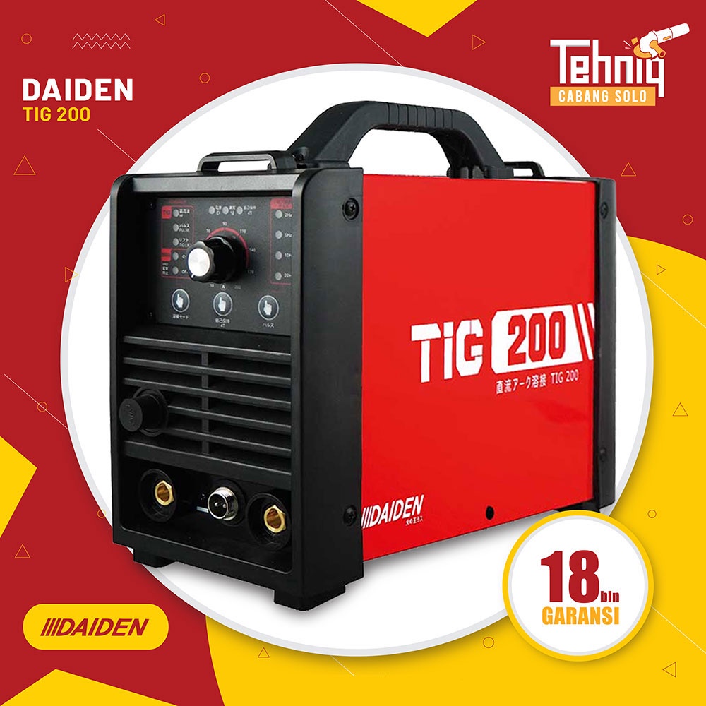 Jual Mesin Las Listrik / Trafo Las Argon Stainless DAIDEN TIG 200 Pulse Welding Machine | Shopee ...