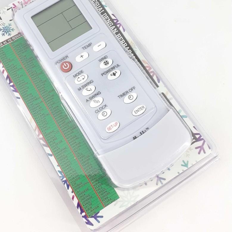 Jual Remot Remote AC Multi Universal Joker AC-5000 (TCL, Akari, TECO ...