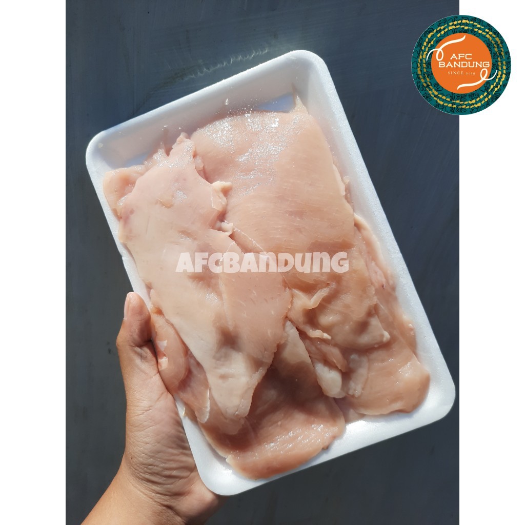 Jual Daging Fillet Dada Ayam Slice Tipis 500gr Daging Ayam Slice 500 gr ...