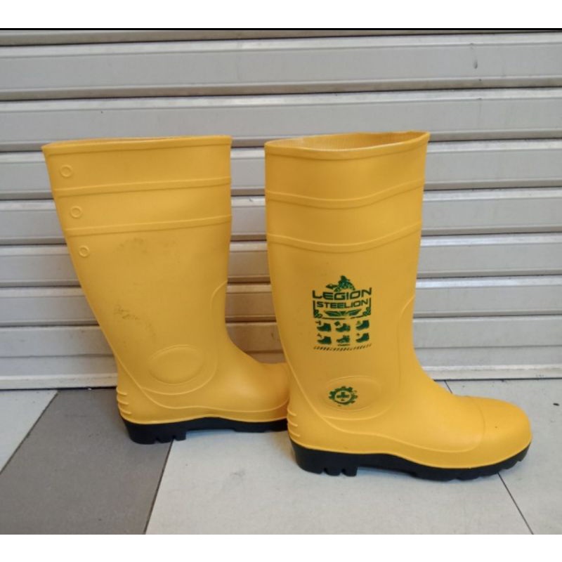 Jual SEPATU BOOTS LEGION PVC WARNA KUNING / Sepatu Safety Boots ...