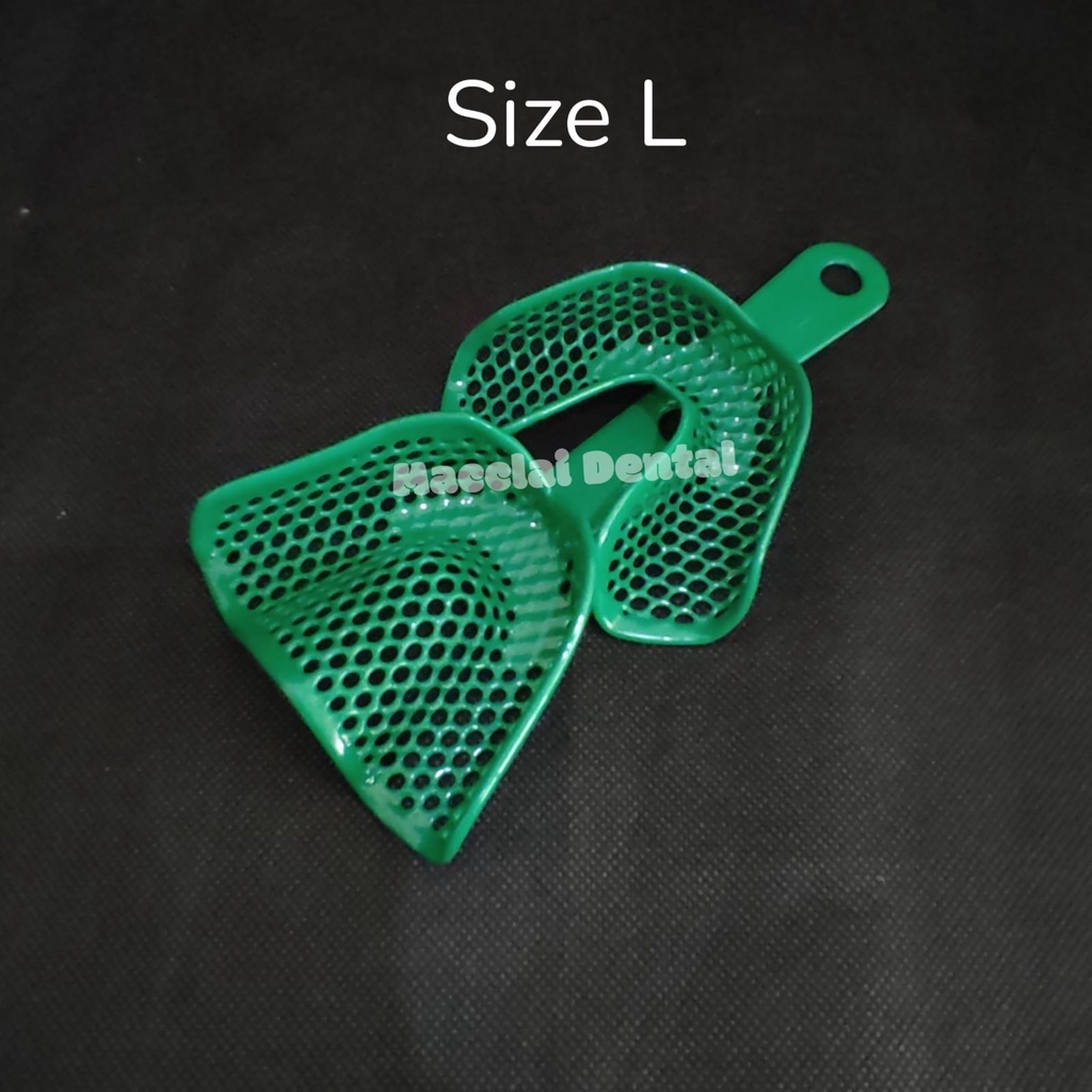 Jual SENDOK CETAK GIGI DENTAL TRAY IMPRESSION TERSEDIA UKURAN S M L ...
