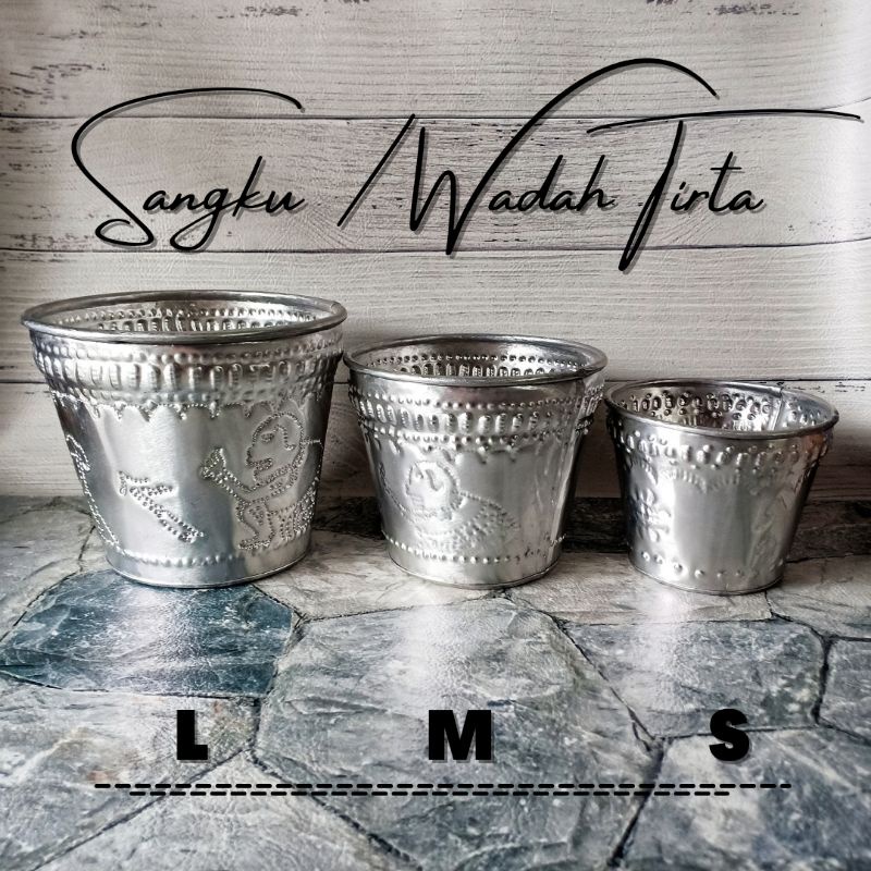Jual Sangku Bali / Sangku Aluminium / Wadah Tirta Khas Bali ...