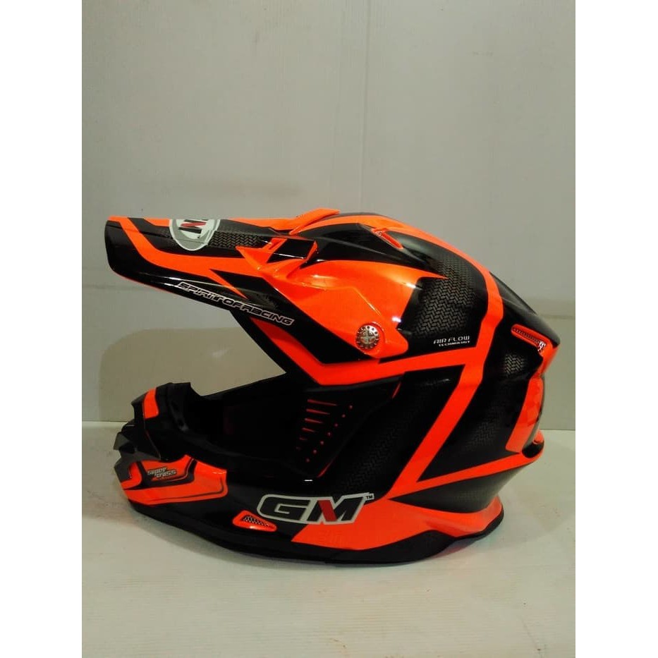 Jual Good Product Helm GM Super Cross Tracker Spesial Edition | Shopee ...