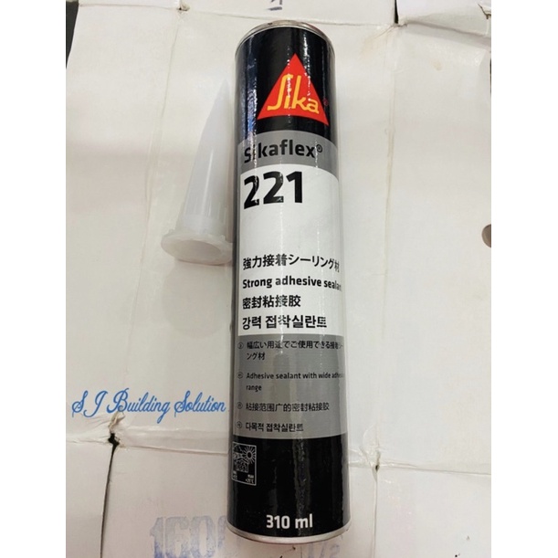 Jual SIKA Sikaflex 221 Sealant / Lem Silikon 310 ml Putih / White dan Hitam / Black | Shopee ...
