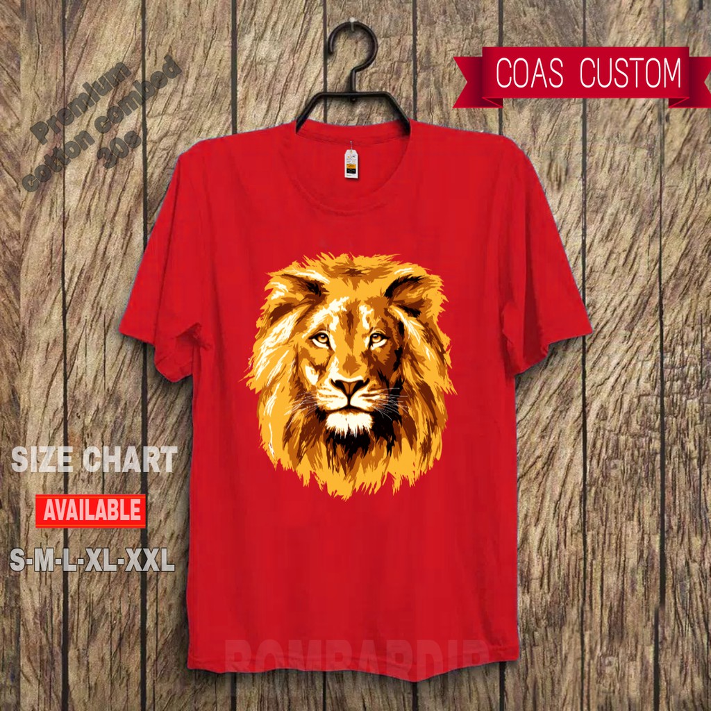 Jual KAOS LOGO SINGA LION LOGO | Shopee Indonesia