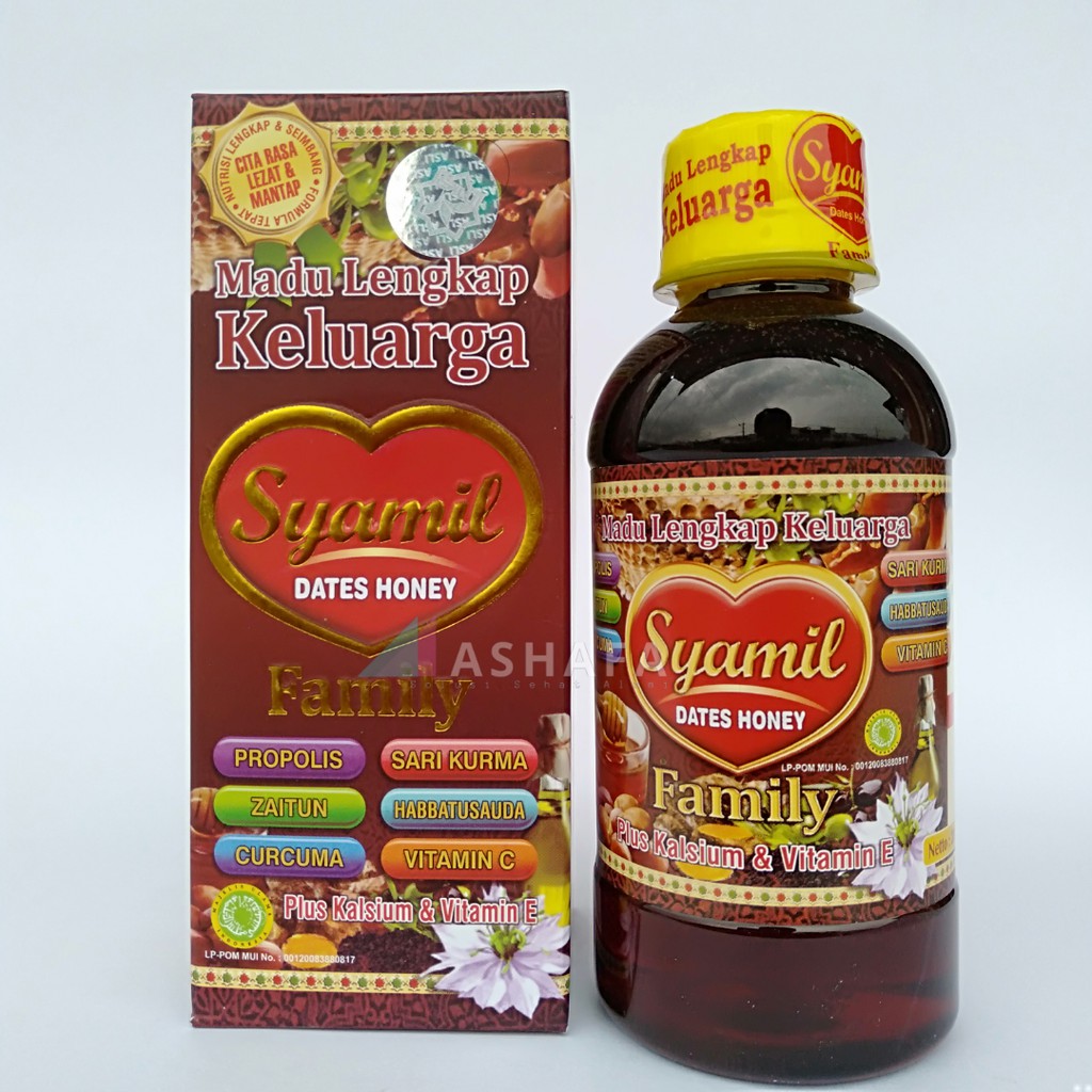 Jual Madu SYAMIL HERBAL keluarga syamil FAMILY madu lengkap keluarga ...