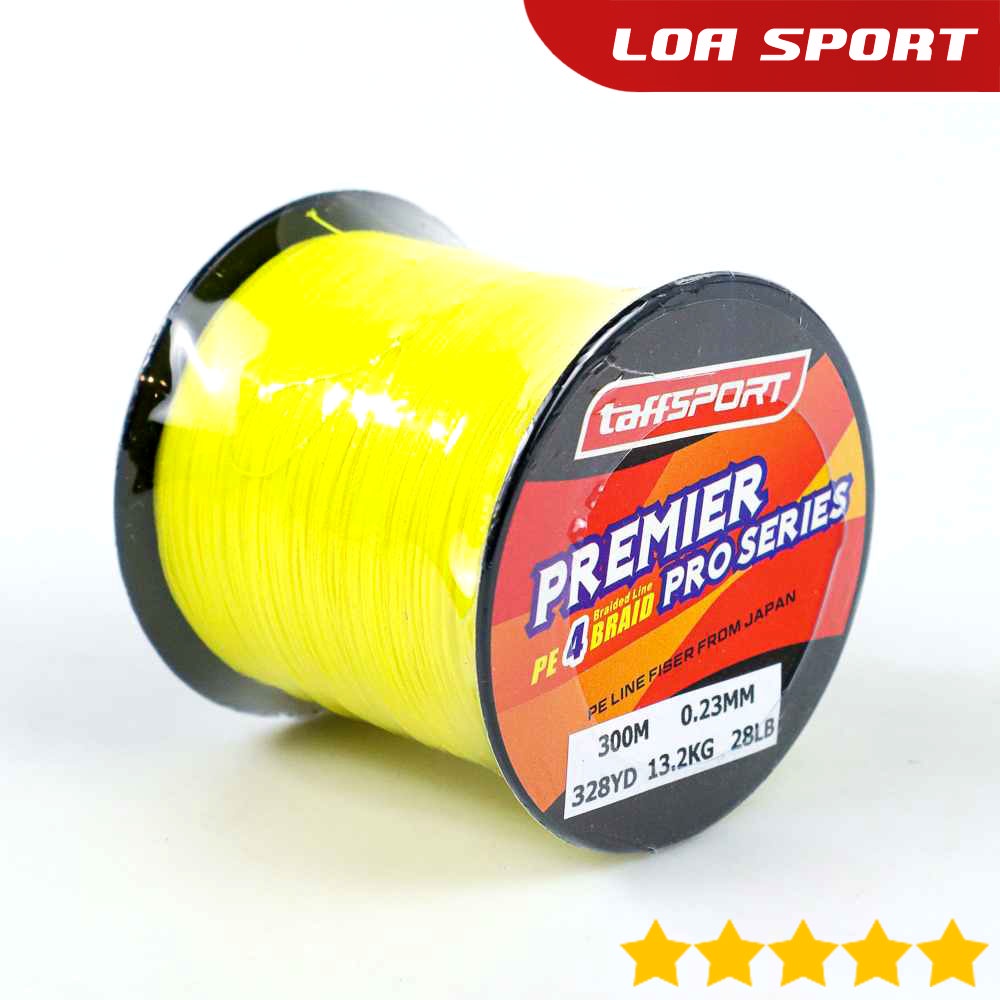 Jual Senar PE Pancing 4 Braid TaffSPORT Premier Pro Series 300 Meter ...
