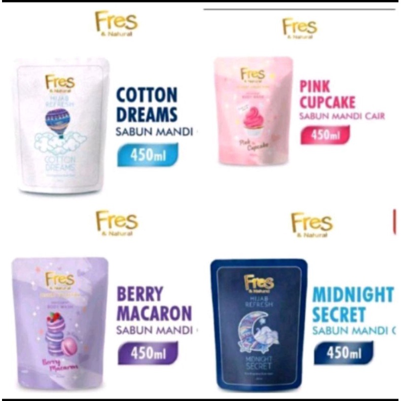 Jual FRESH & NATURAL BODY WASH REFIL 450 ML SABUN MANDI FRESH & NATURAL ...