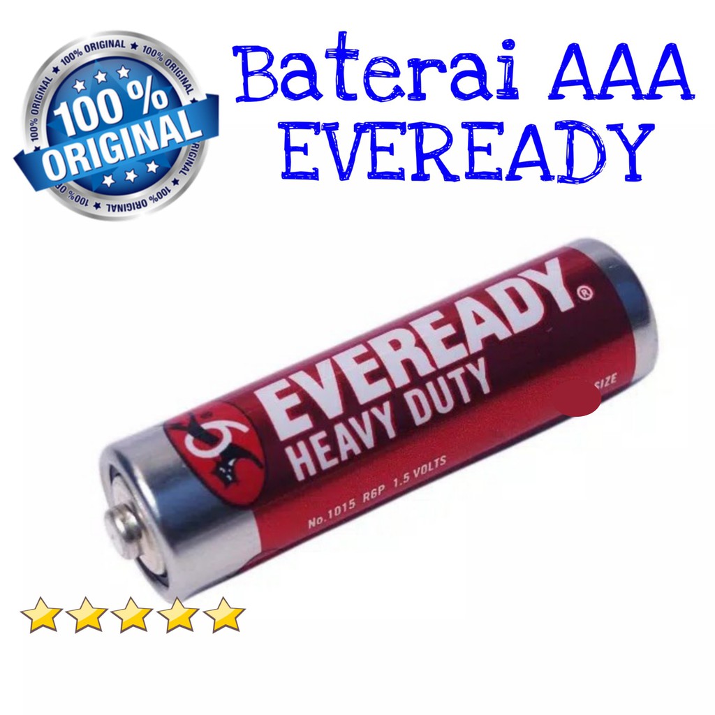 Jual Baterai EVEREADY AAA 1.5V ORIGINAL Merah Single Pack I Batere ...
