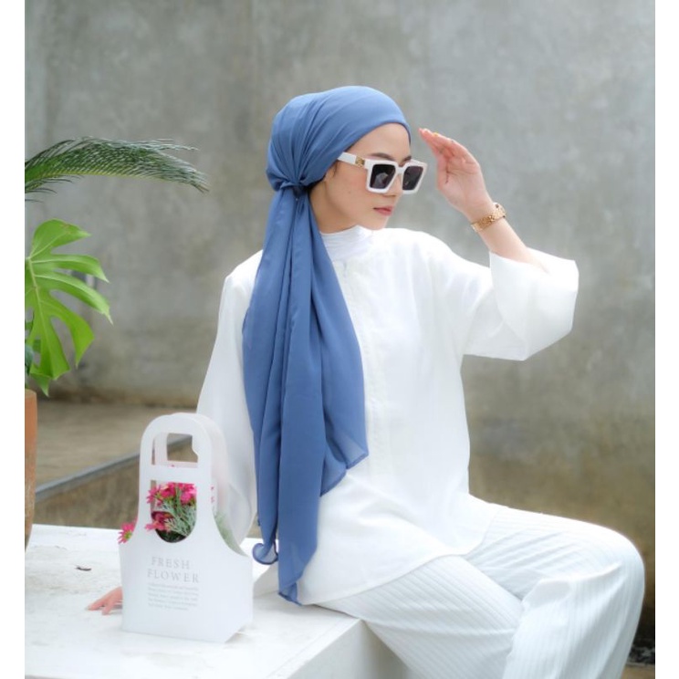 Jual Winonamodest - Lowkey Queen Turban Instant Pashmina Turban Dewasa ...