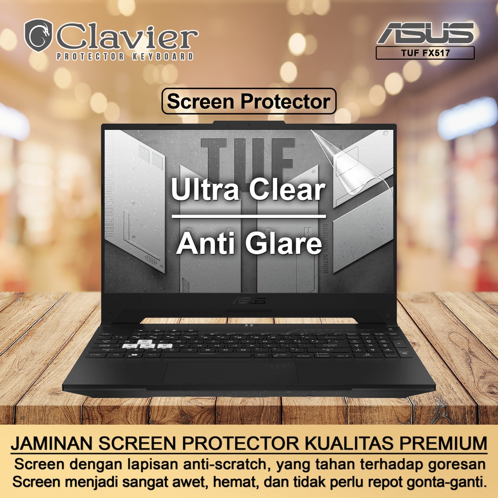 Jual Cover Keyboard Screen Protector Garskin Laptop Anti Gores Asus TUF ...