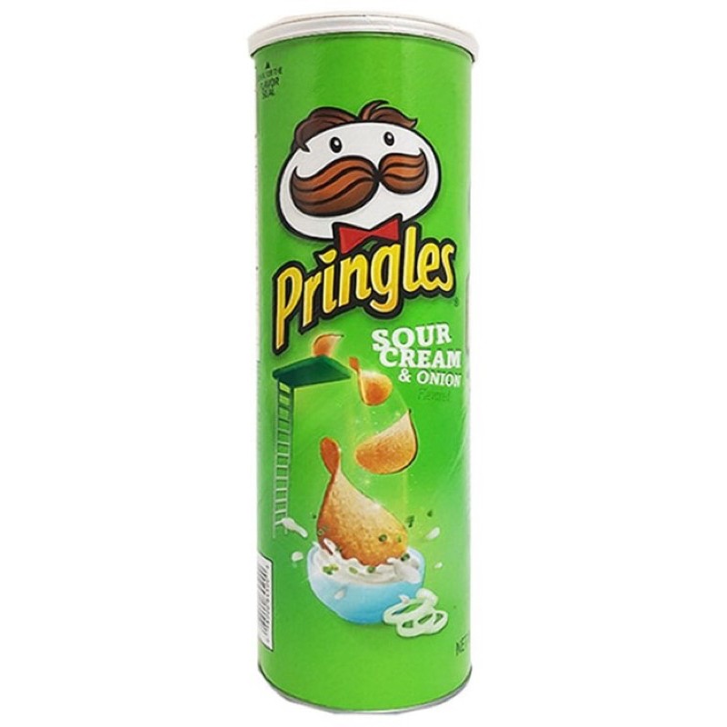 Jual Pringles Sour Cream & Onion Potato Crisps [158gr] - Pringles USA ...