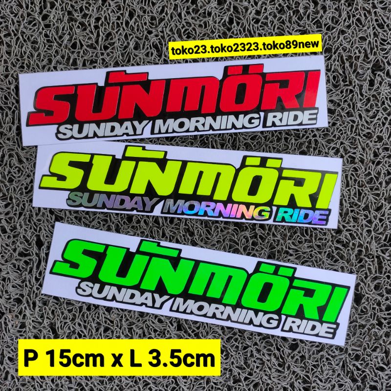 Jual stiker motor viral stiker sunmori | Shopee Indonesia