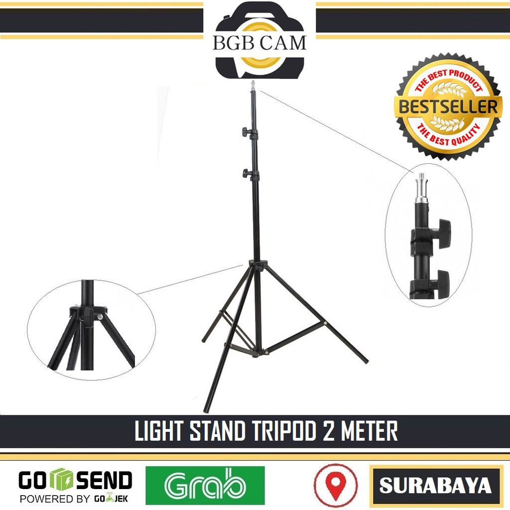 Jual LIGHT STAND 2 METER / 200CM FOR SOFTBOX / LIGHTING DLL LIGHTSTAND ...