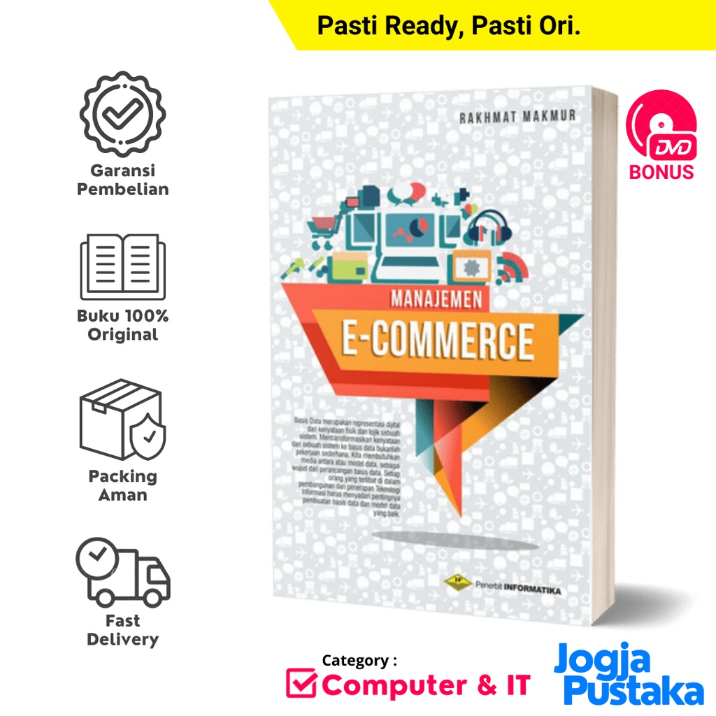 Jual Buku Manajemen E-Commerce + Bonus CD | Shopee Indonesia