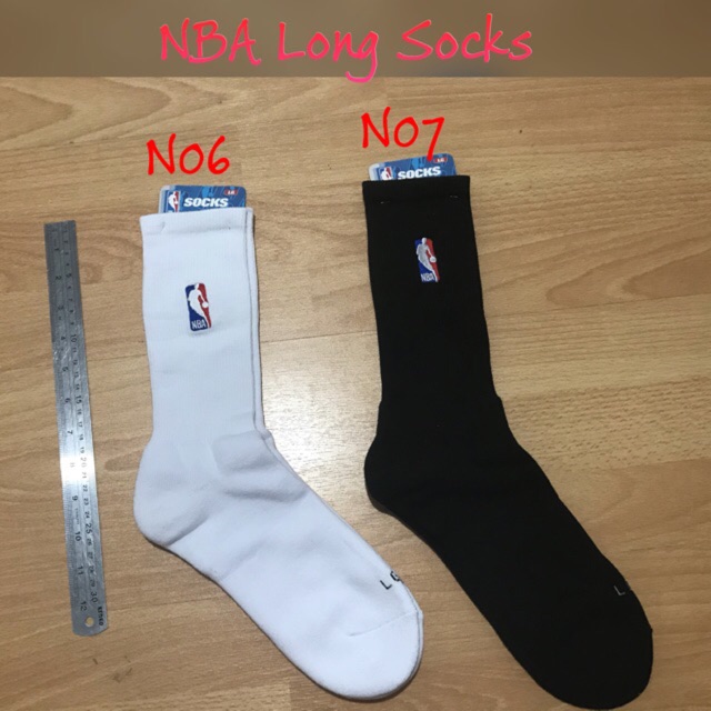 Jual NBA Sock Long (LOGO BORDIR KOMPUTER) / Kaos Kaki Basket Import ...