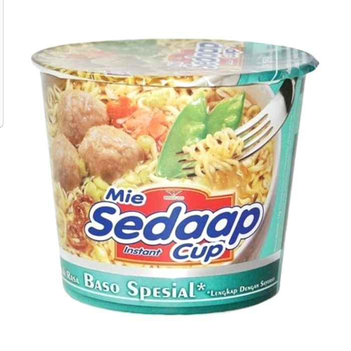 Jual Mie Sedaap Mie Kuah Instan Rasa Baso Spesial CUP | Shopee Indonesia