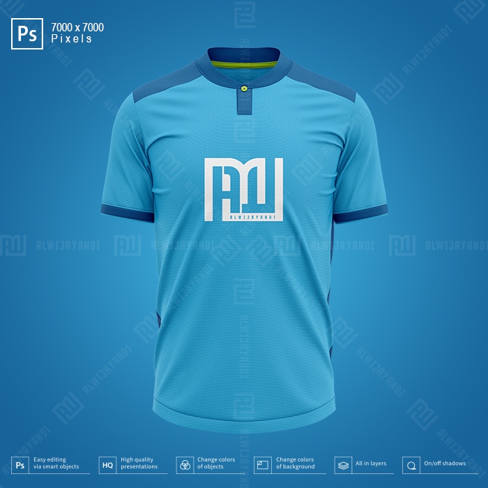 Jual MOCKUP JERSEY BOLA KERAH KANCING 1 - RESOLUSI 7000x7000 Pixels ...
