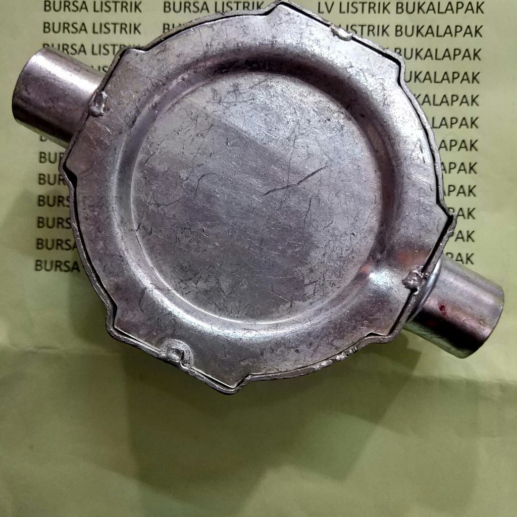 Jual TEE DUS 2 WAY GALVANIS T dus cabang 2 / cabang 3 galvanized tipe E19 E25 | Shopee Indonesia