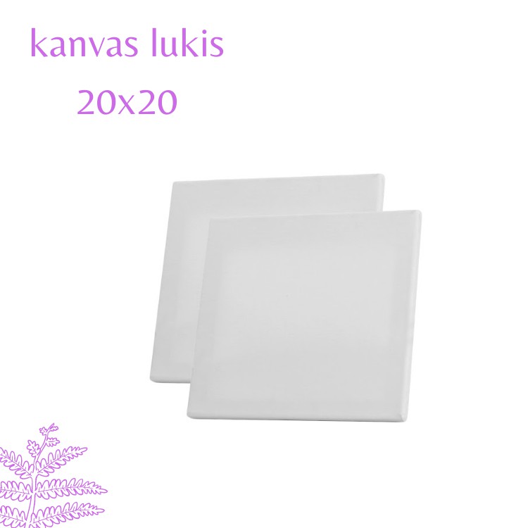 Jual Kanvas Lukis 20 x 20 cm & 10x10 board /kanvas terjangkau 20x20cm ...