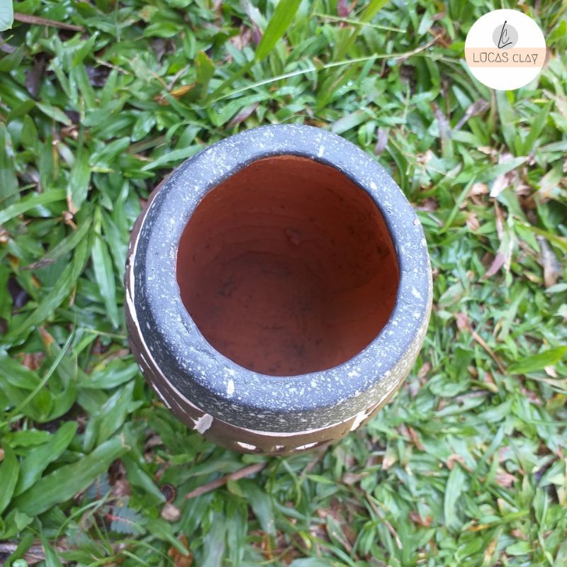 Jual Vas Bunga Ornamen Abu Terracotta - Pot Gerabah - Pot Terakota ...