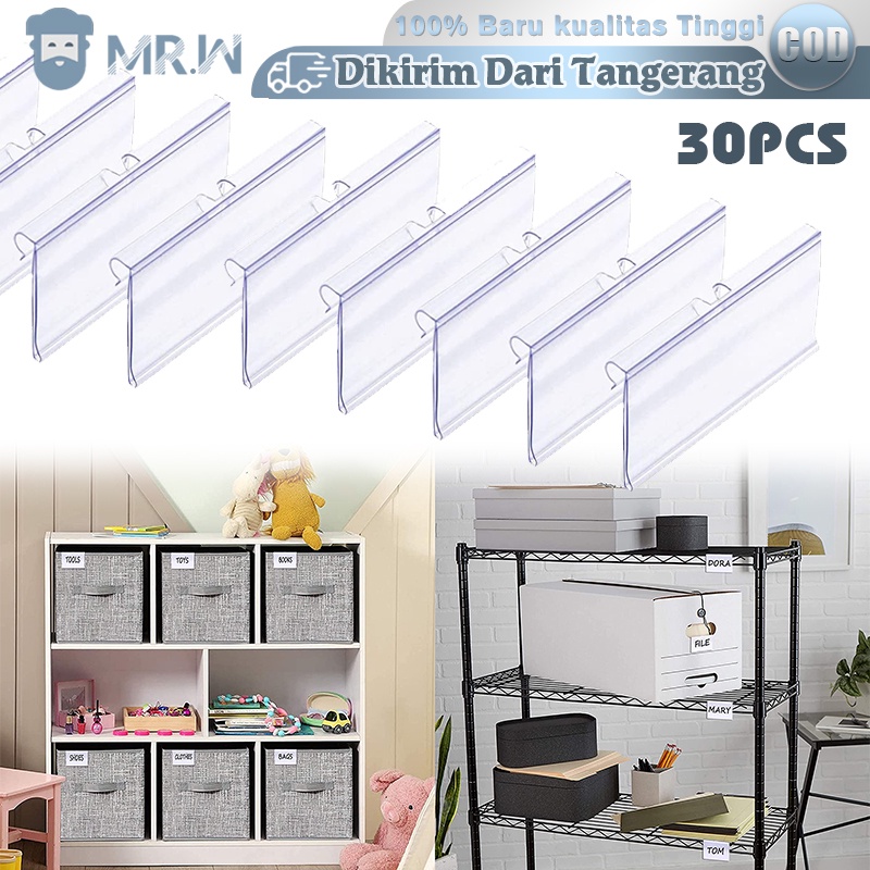 Jual 30pcs Label Harga Mika 4x6 cm Label Harga PVC Price Tag Holder PVC ...