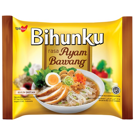 Jual Mi Instan Bihunku Ayam BAwang 55 gram | Shopee Indonesia