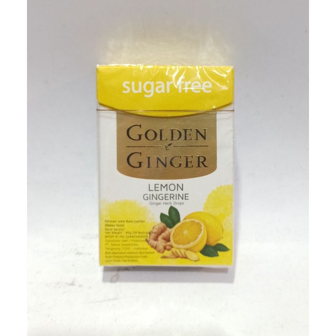 Jual Golden Ginger Permen Jahe Sugar Free All Variant 45g / Golden ...