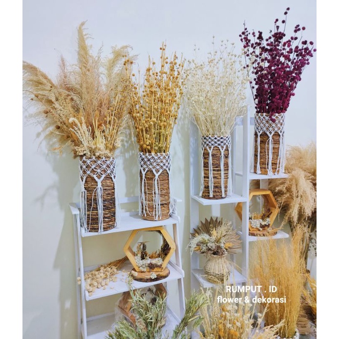 Jual PAKET BUNGA RANGKAI + VAS DEBOG | Shopee Indonesia