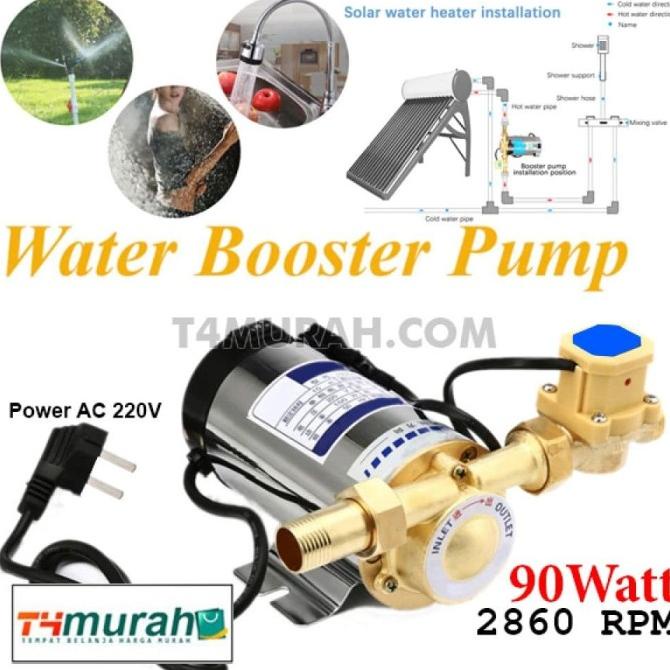 Jual Pompa Booster Pendorong Air Pompa Booster Pump Otomatis 90watt ...