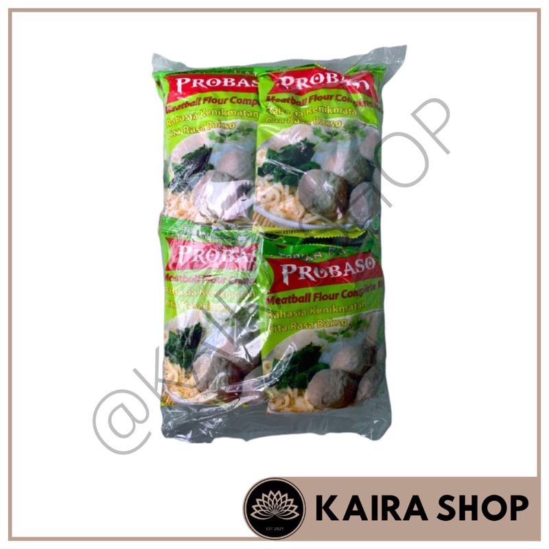 Jual Tepung Bakso Probaso 250gr 1 Pack (8pcs) | Shopee Indonesia