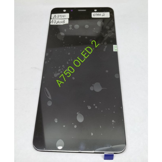 Jual LCD SAMSUNG A750 /A7 2018 FULLSET TOUCHSCREEN INCEL /OLED 2 BLACK | Shopee Indonesia