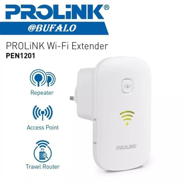 Jual PROLINK PEN1201 Wi-Fi Extender 3 in 1 Repeater AP Router | Shopee ...
