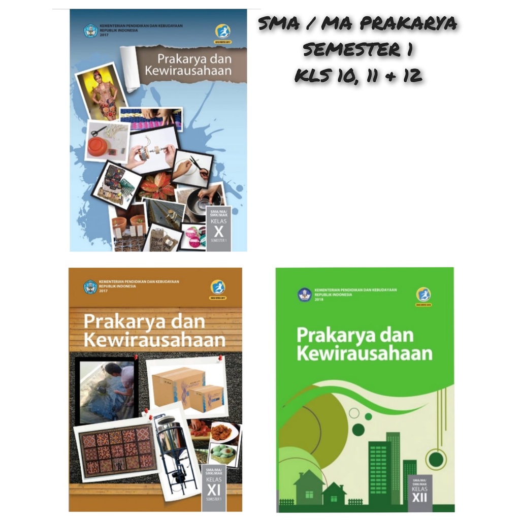 Jual BUKU PAKET SMA/MA PRAKARYA DAN KEWIRAUSAHAAN SEMESTER 1 KELAS 10 ...